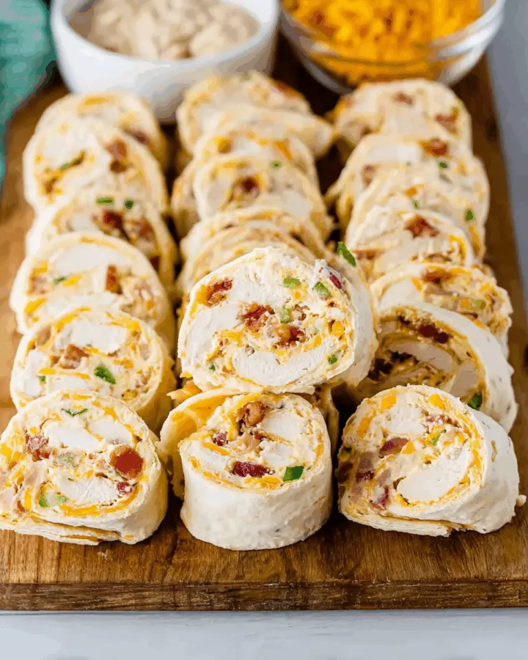 Chicken Bacon Ranch Pinwheels