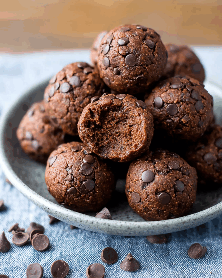No-Bake Brownie Protein Bites