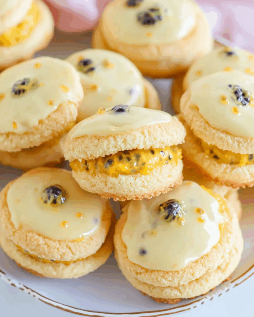Passionfruit Sponge Cookies