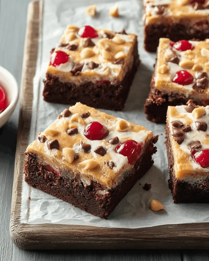 Banana Split Brownies