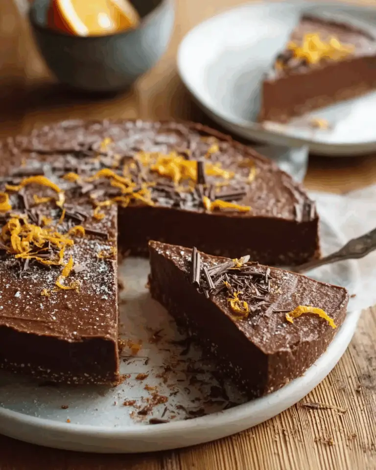 Rich and Creamy Chocolate-Orange Torte