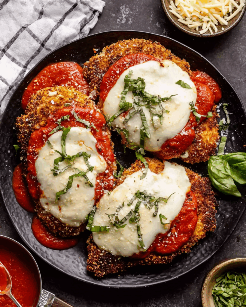 Chicken Parmesan with Vodka Sauce