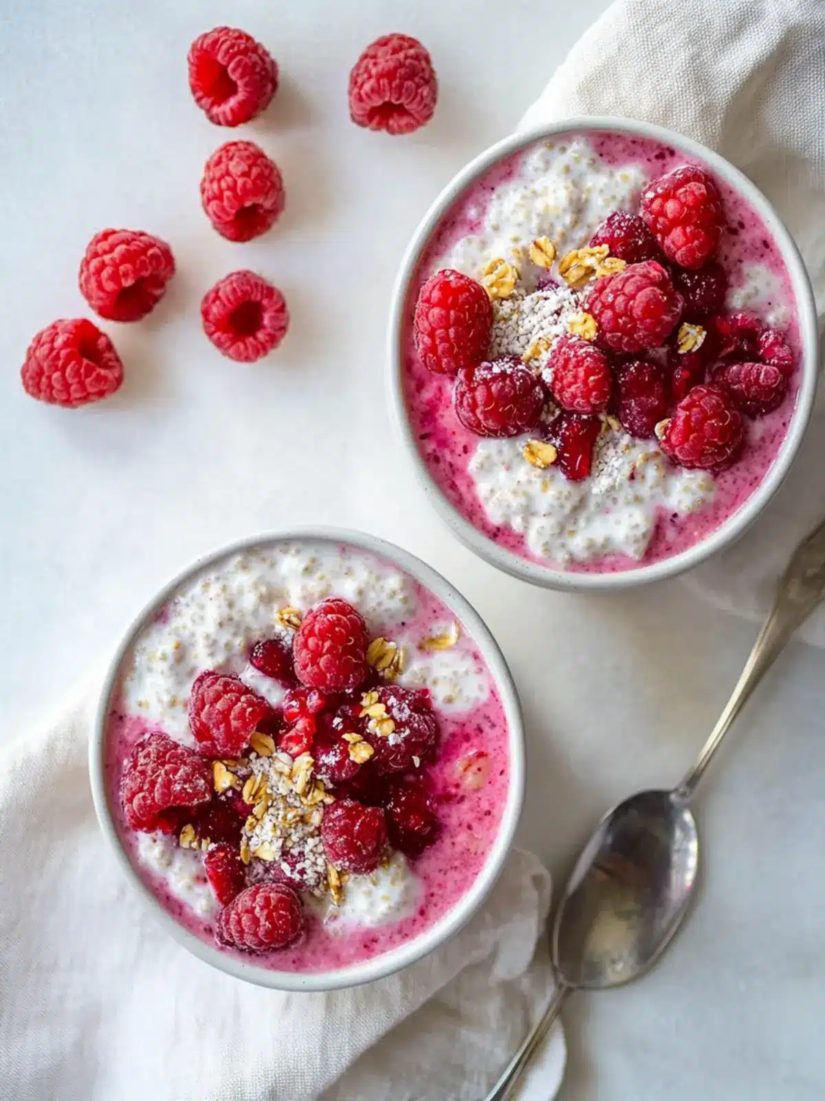 Irresistible Raspberry Kefir Overnight Oats for a Delicious Start